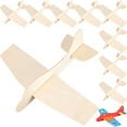 Gymnture 10Pcs Wooden Paper Airplane Kit for Kids Party Favors ...