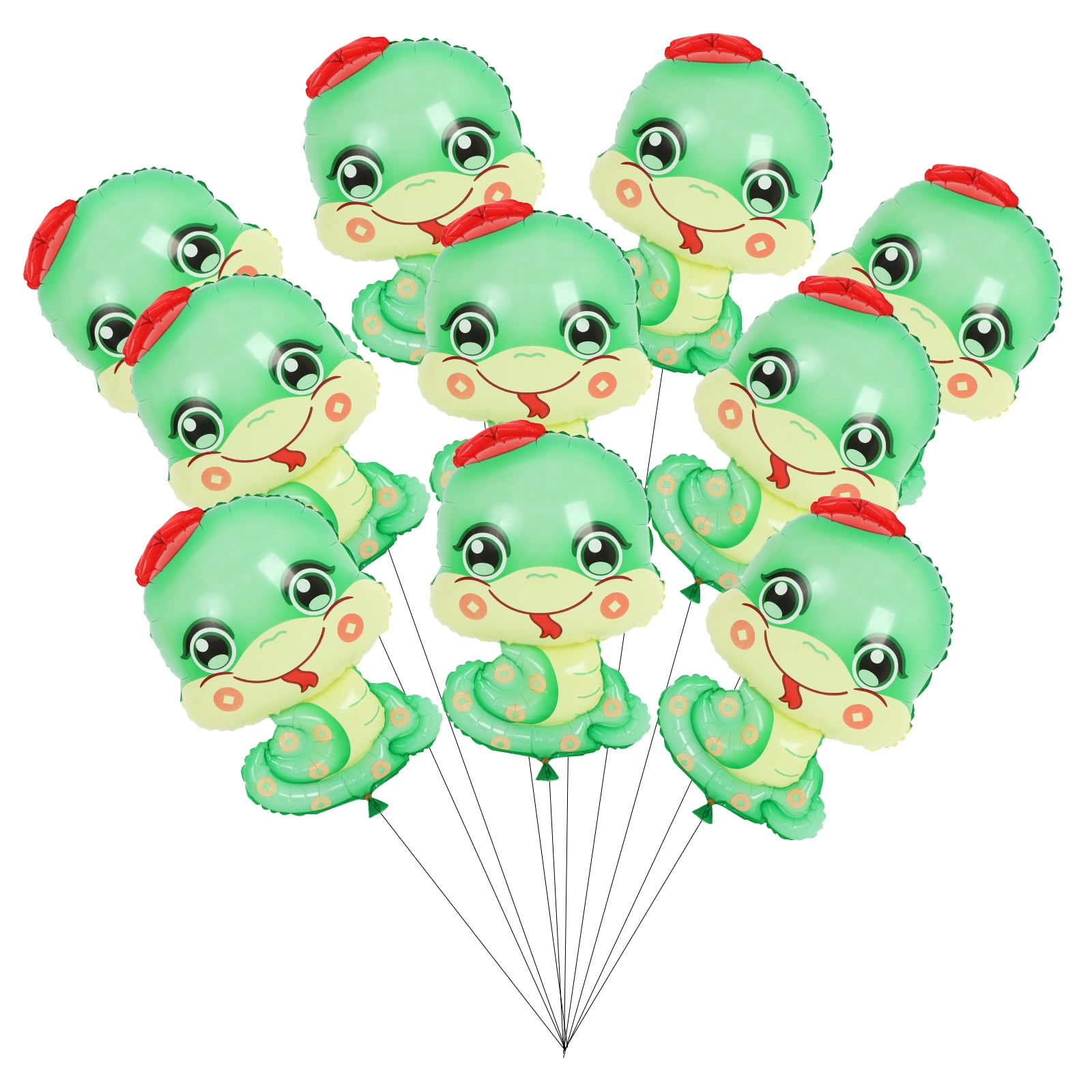 Gymnture 10pcs Snake Shaped Balloon 2025 Chinese New Year Party ...