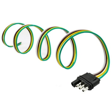 Filluck 7-Way Trailer Wiring Harness with Junction Box - Heavy Duty ...