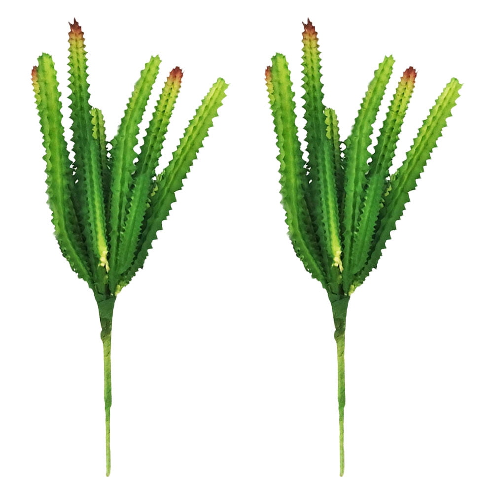 Gymnture 2 Artificial Cactus Picks Realistic Succulent Greenery for ...