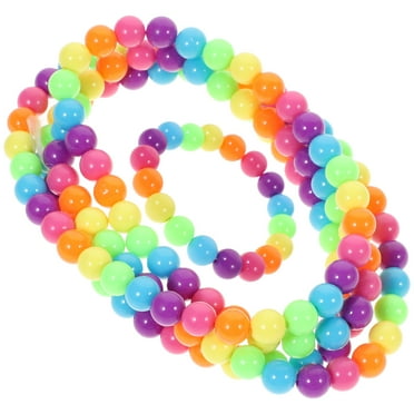 Metallic Neon Beaded Necklaces - Jewelry - 48 Pieces - Walmart.com