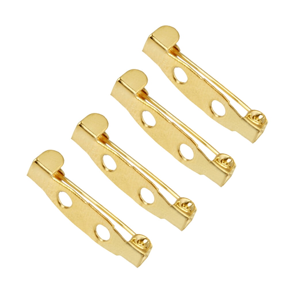 Gymnture 200 Metal Safety Blanket Pins 2.5cm Golden Nickel Plated ...