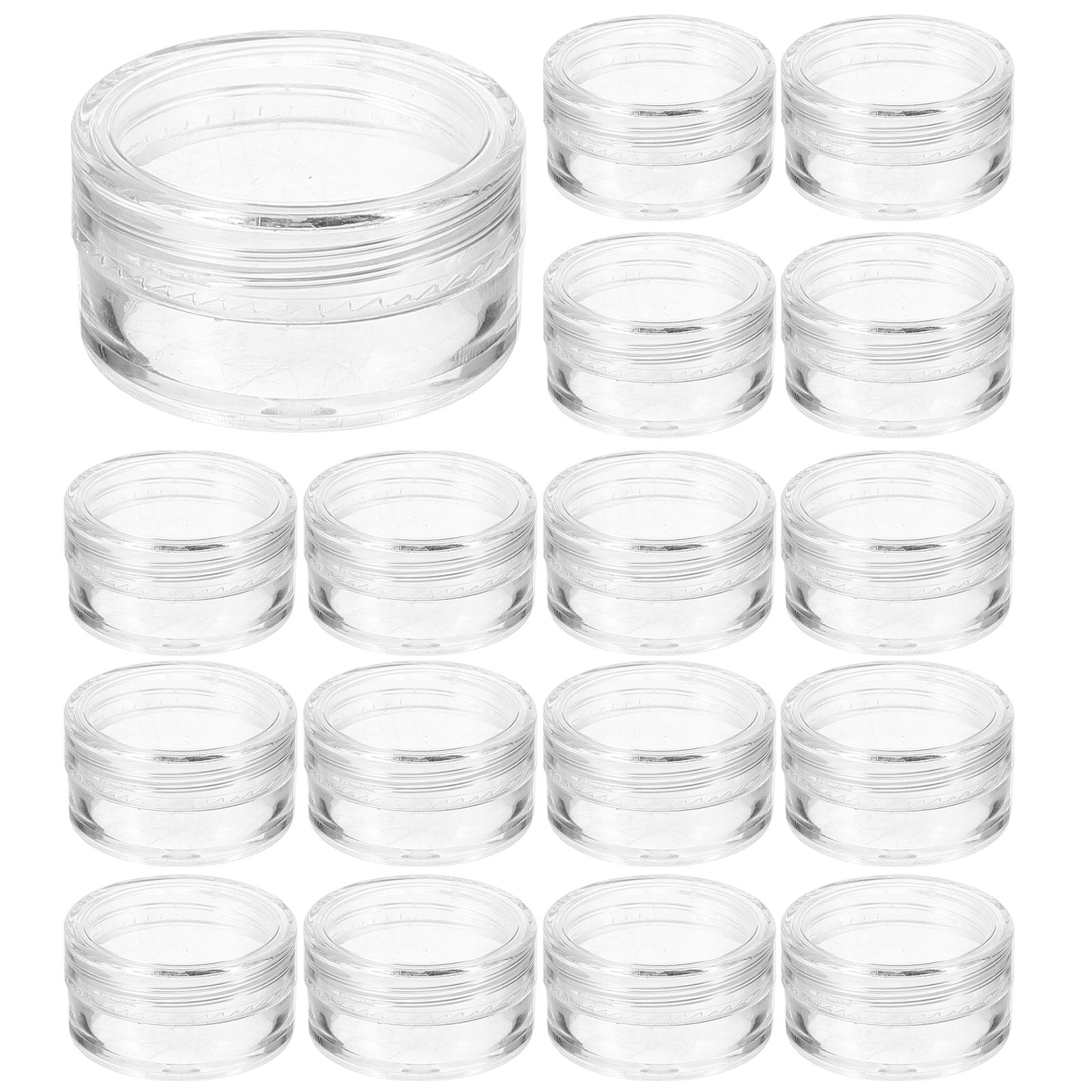 Gymnture 20pcs 5g Small Jar Containers with Lids, Transparent - Walmart.com