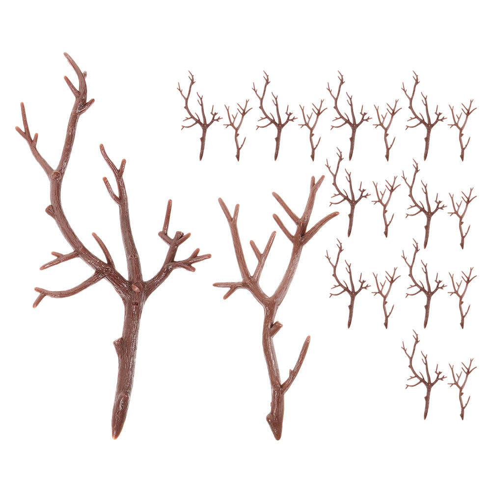 Gymnture 20pcs Plastic Branches Artificial Antler Branches Artificial ...