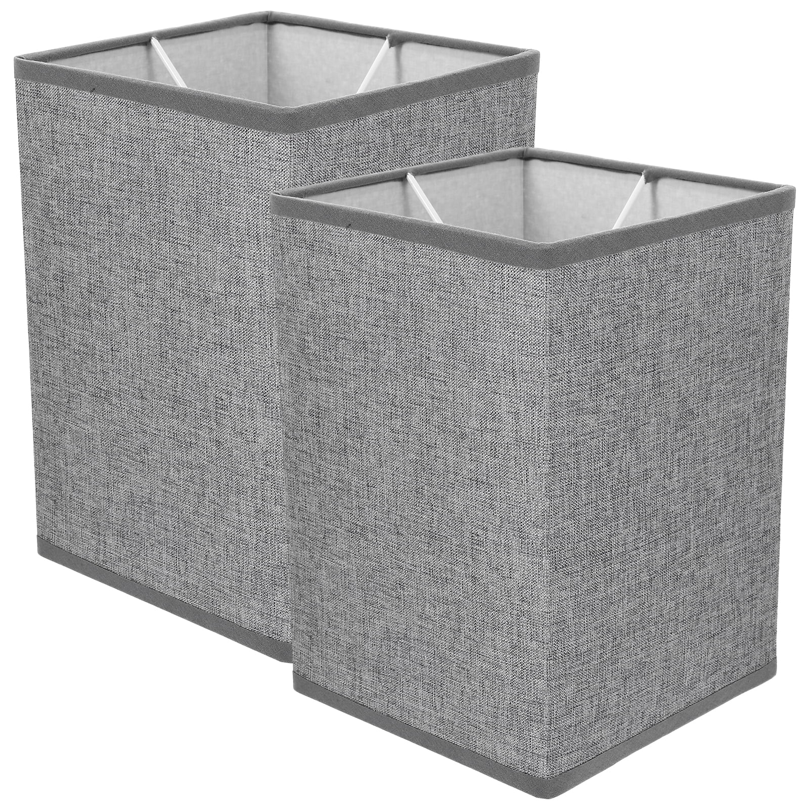 Gymnture 2pcs Rectangular Linen Lamp Covers Modern Style Floor Lamp ...
