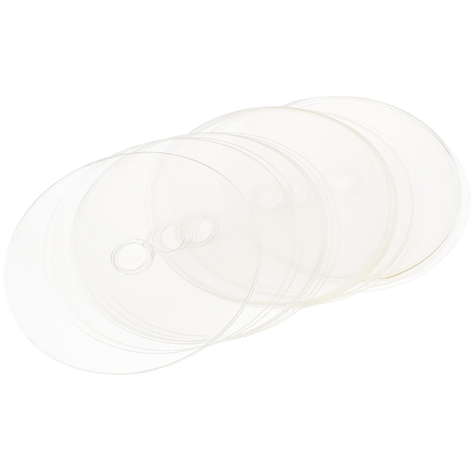 Gymnture 30 Blank Clear Circle Discs for DIY Crafts and Keychains ...