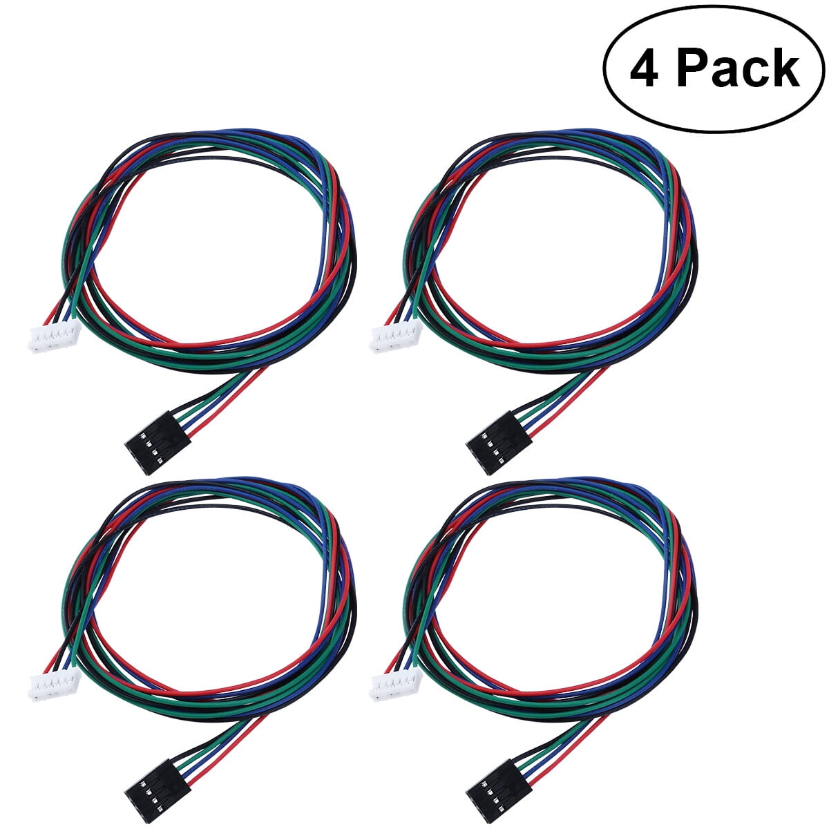 Gymnture 4 Pcs Bipolar Stepper Motor Cables 100 cm Long for NEMA 17 ...