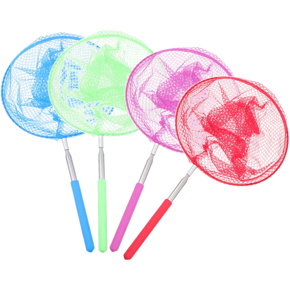 Gymnture 4pcs Telescopic Butterflies Nets Stainless Steel Bugs Nets ...