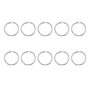 Loose Leaf Binder Rings 1-Inch（100 Pack） Office Book Rings, Nickel ...