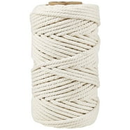 HRX 10mm Thick Cotton Rope, 16 Yards, Strong Twisted Cord for Macrame ...