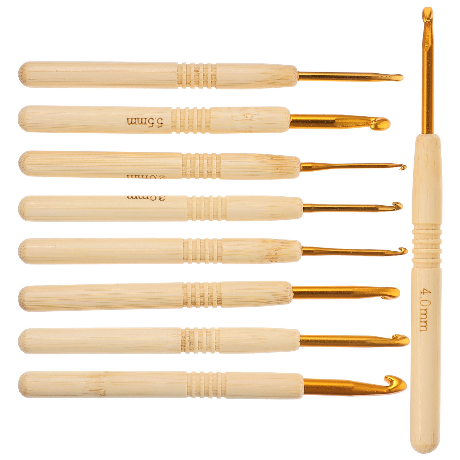 Gymnture Bamboo Hair Braiding & Crochet Tool Set - 9pcs - Walmart.com