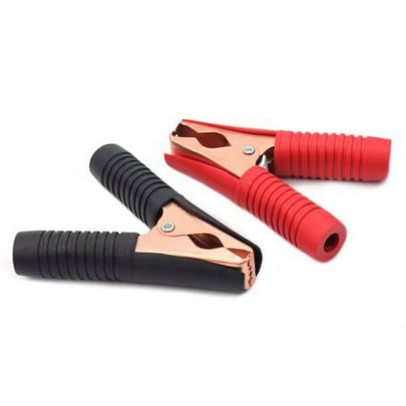 Gymnture Car Cable Clips Alligator Clamp Terminals, Black/Red, 2pcs ...