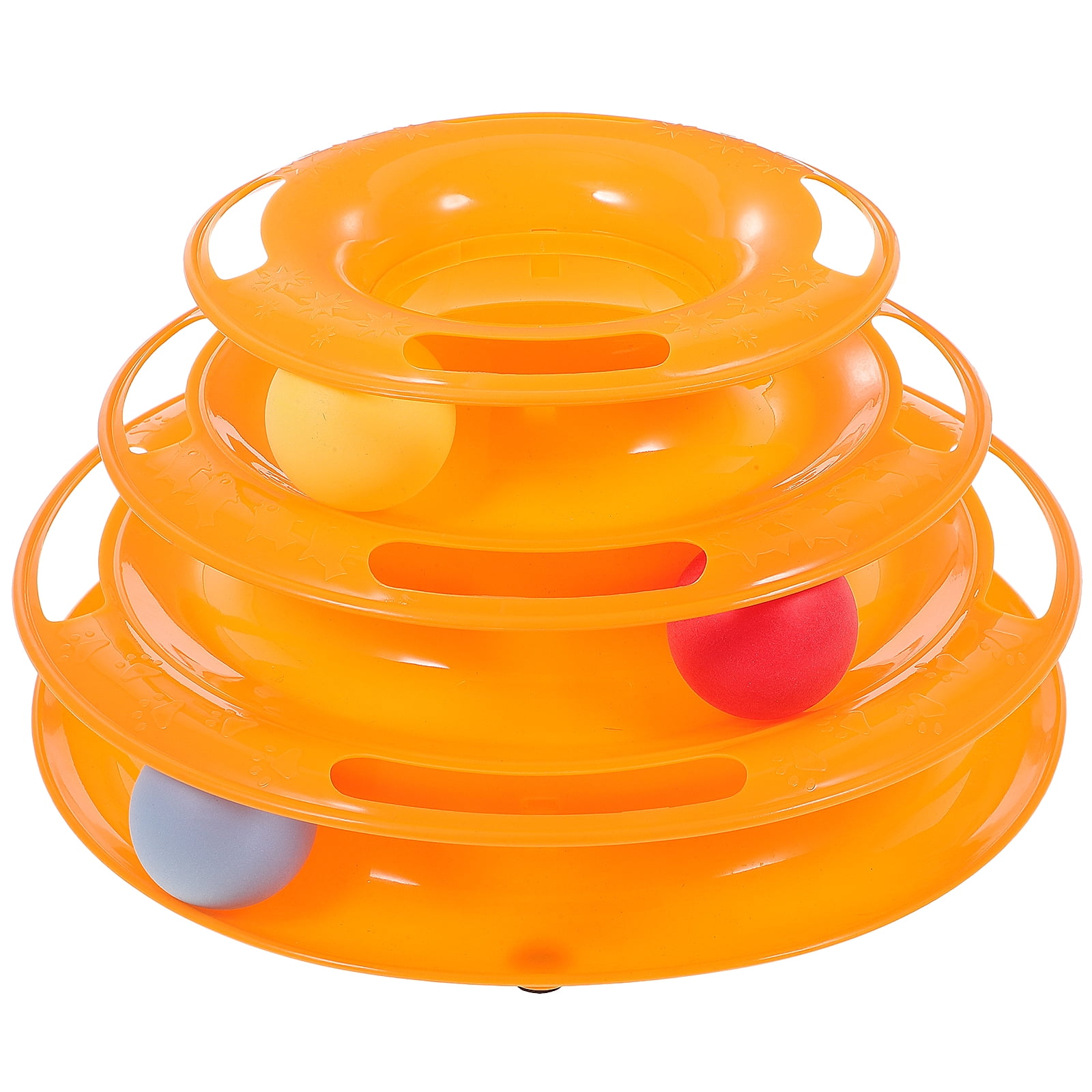 Gymnture Cat Collar Toy-Interactive Tower Track Ball for Kittens/Cats ...