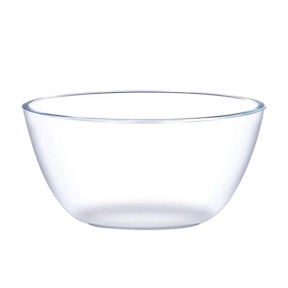 Gymnture Clear Glass Mixing Bowl for Fruit Salad, Cereal, and More ...