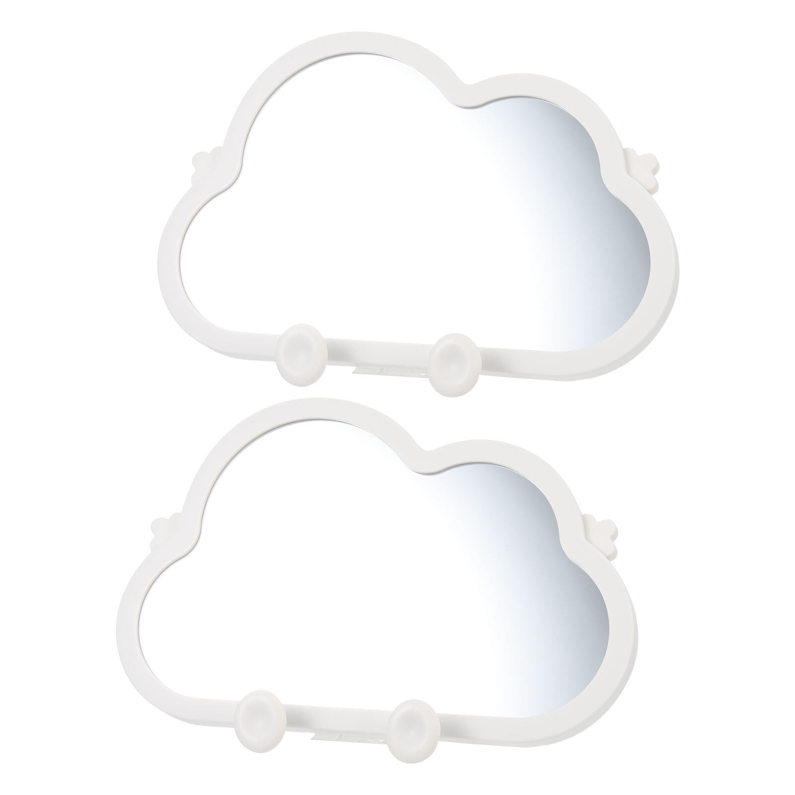 Gymnture Cloud Shaped Mirror Wall Art Set for Bedroom and Living Room ...