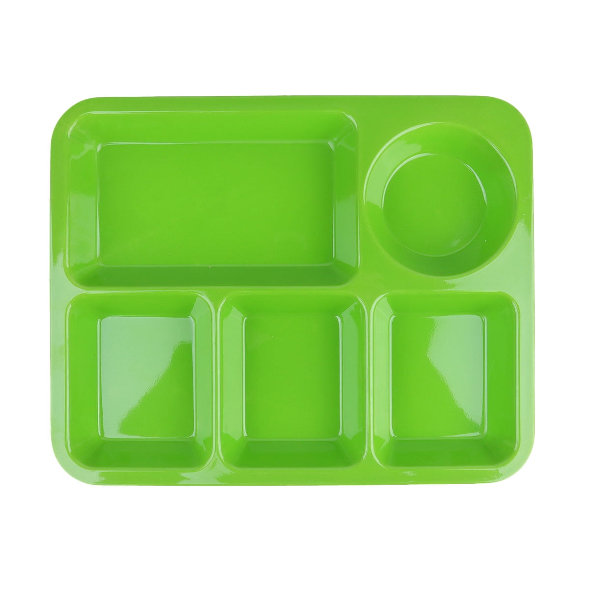 Gymnture Divided Dinner Plate Separator Rectangular Diet Control Salad ...