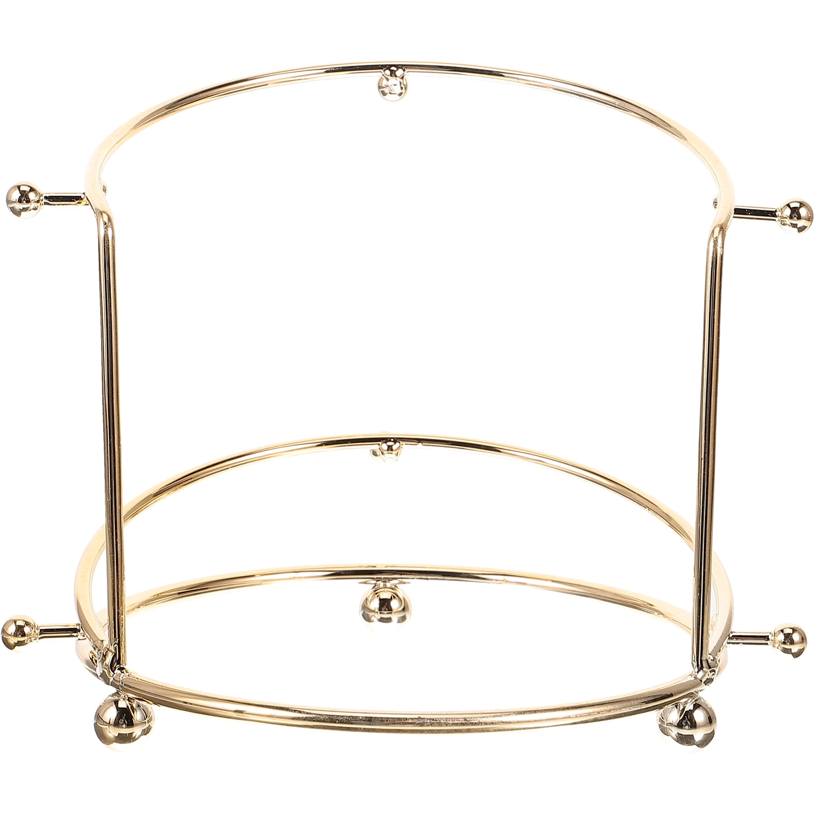 Gymnture Gold 2-Tier Crown Display Stand for Jewelry & Headbands ...