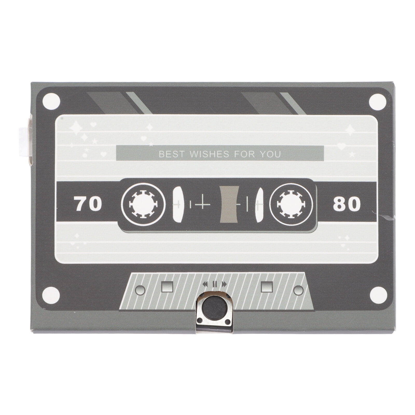 Gymnture Greeting Card Voice Recorder Recordable Greeting Card Cassette ...
