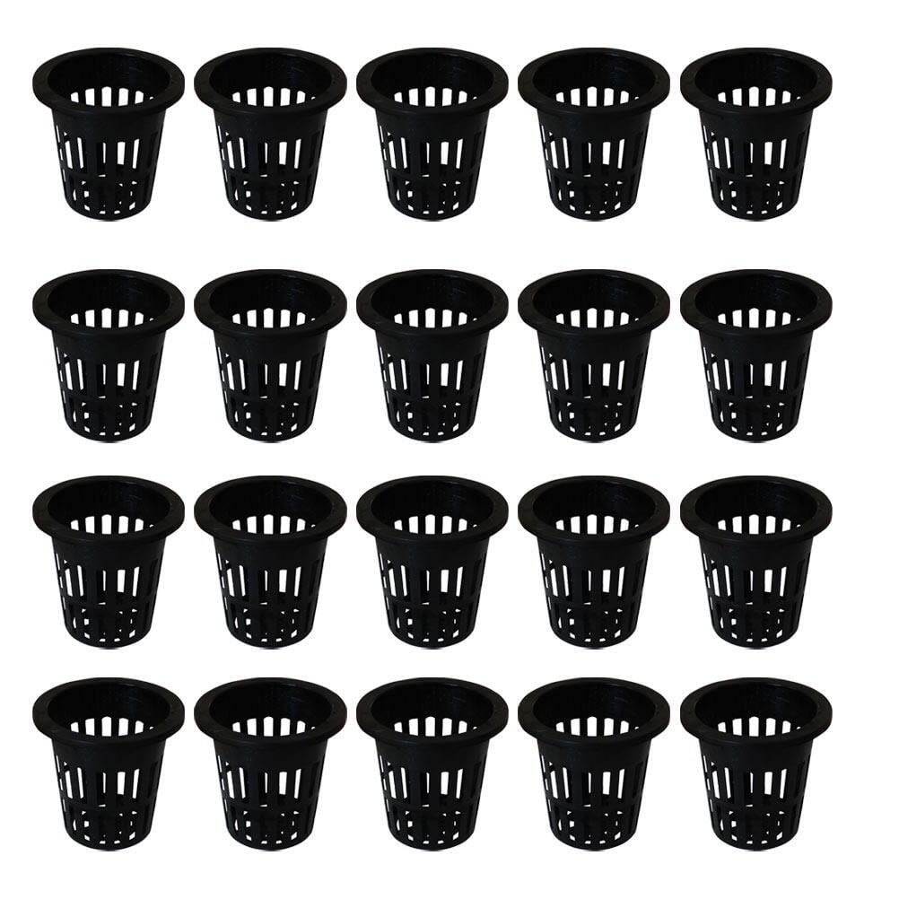 Gymnture Hydroponics Filter Pot Planting Cups - 100pcs Black - Walmart.com
