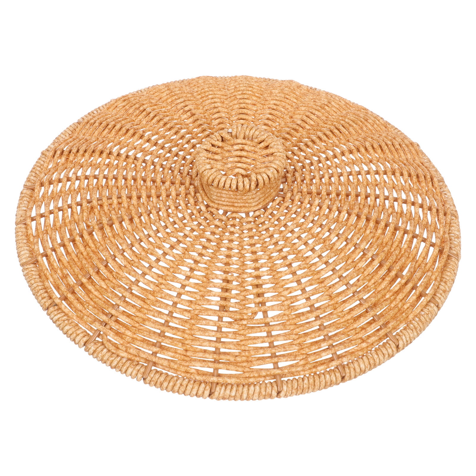 Gymnture Lid Can Garbage Trash Cover Bin Replacement Basket Lid Rattan ...