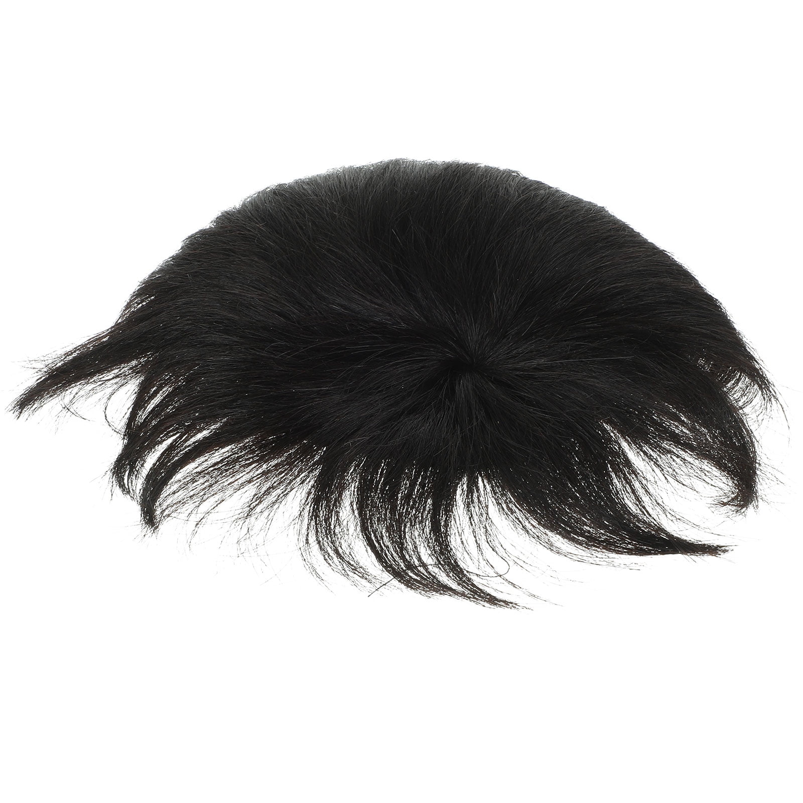 Gymnture Men Hair Male Frontal Hairpiece Black Short Men Topper Toupee ...