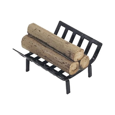 Gymax Heavy-Duty Firewood Organizer - Indoor/Outdoor Metal Fireplace ...