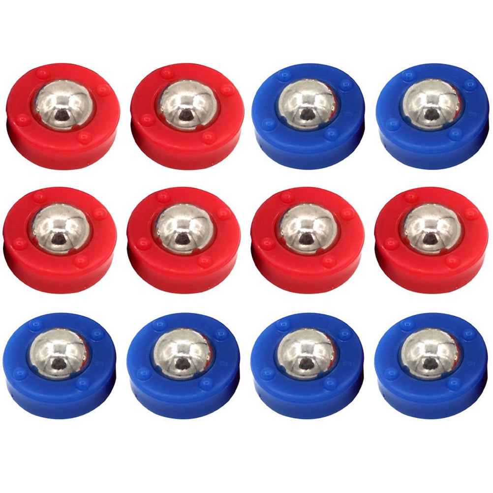 Gymnture Mini Shuffleboard Puck Set - 12pcs Replacement Rollers for ...