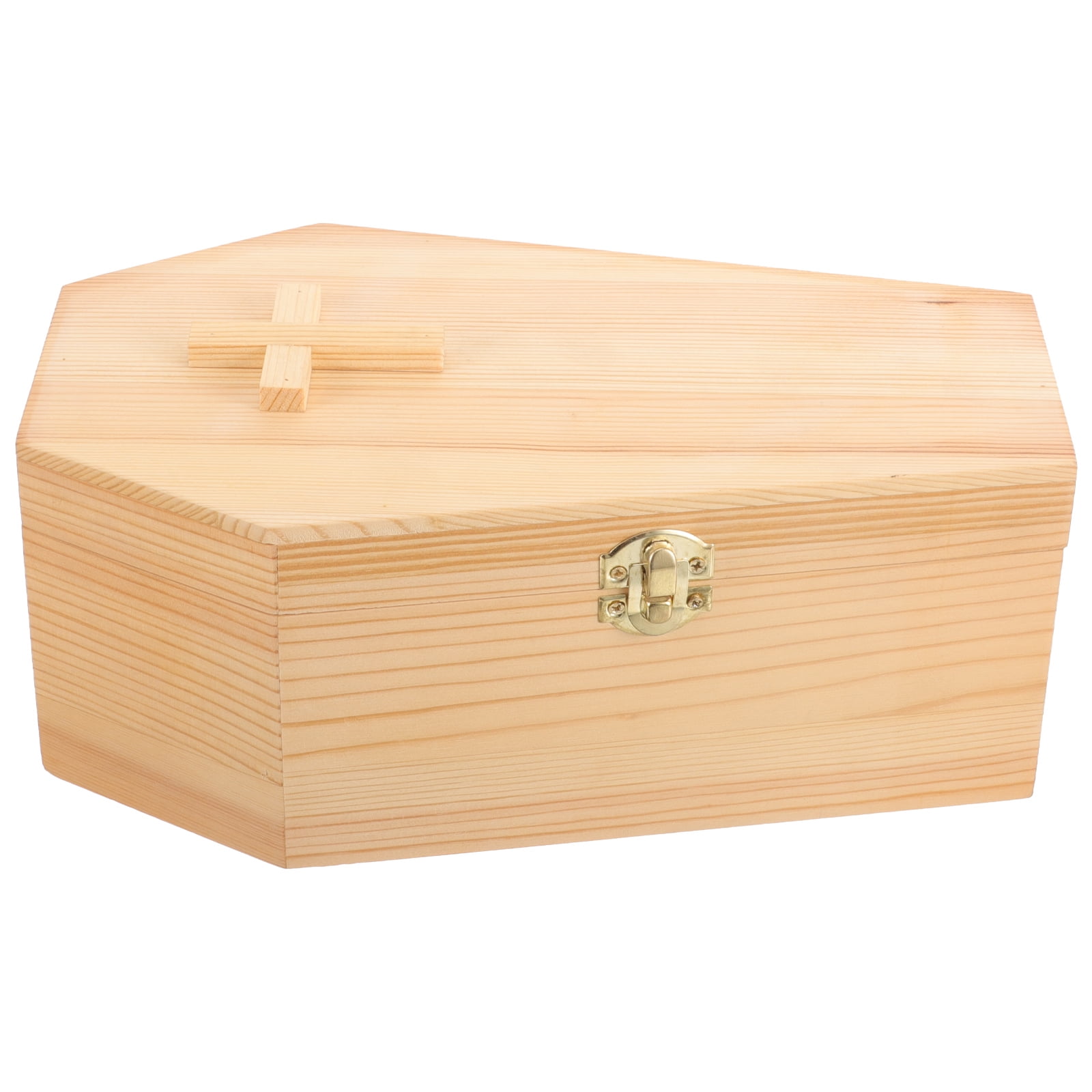 Gymnture Pet Memorial Urn Wooden Cremation Funeral Box for Cat Dog ...