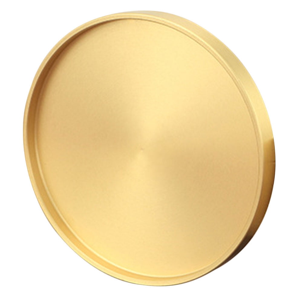 Gymnture Round Tea Tray for Coffee Table Tea Cocktail - Walmart.com