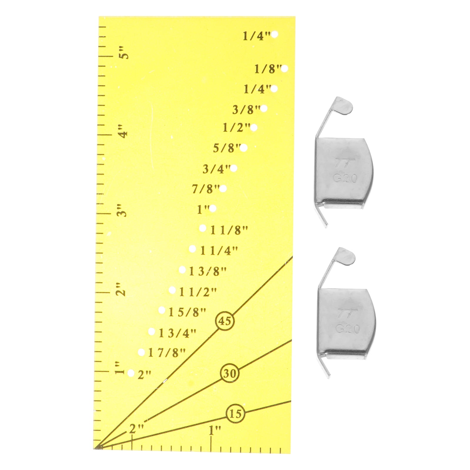 1 Set of Sewing Machine Quilting Seam Allowance Ruler Practical ...