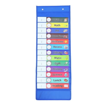 Calendar Pocket Chart Classroom Organized Chart Education Early ...