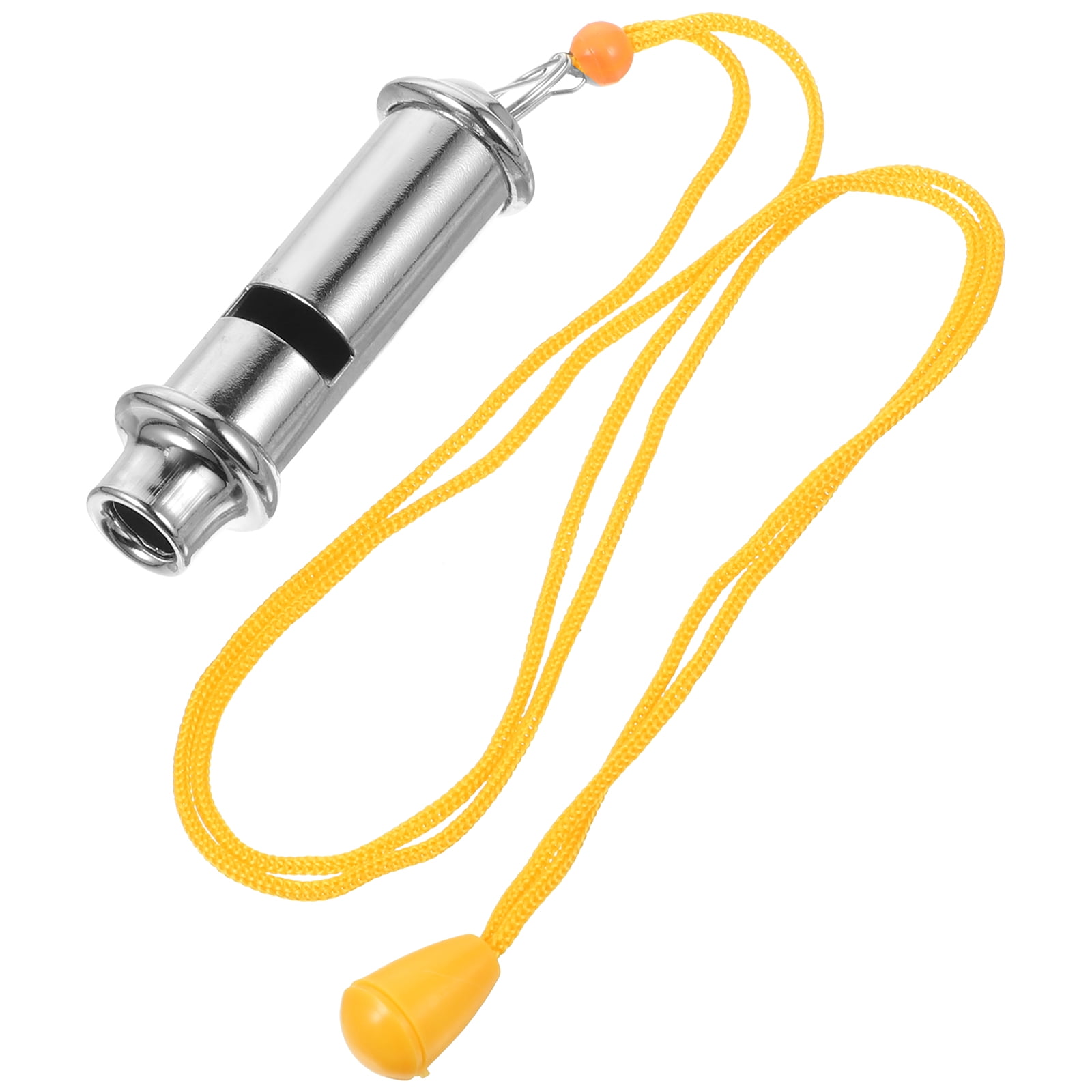 Gymnture Stainless Steel Emergency Whistles with Lanyard for Survival ...