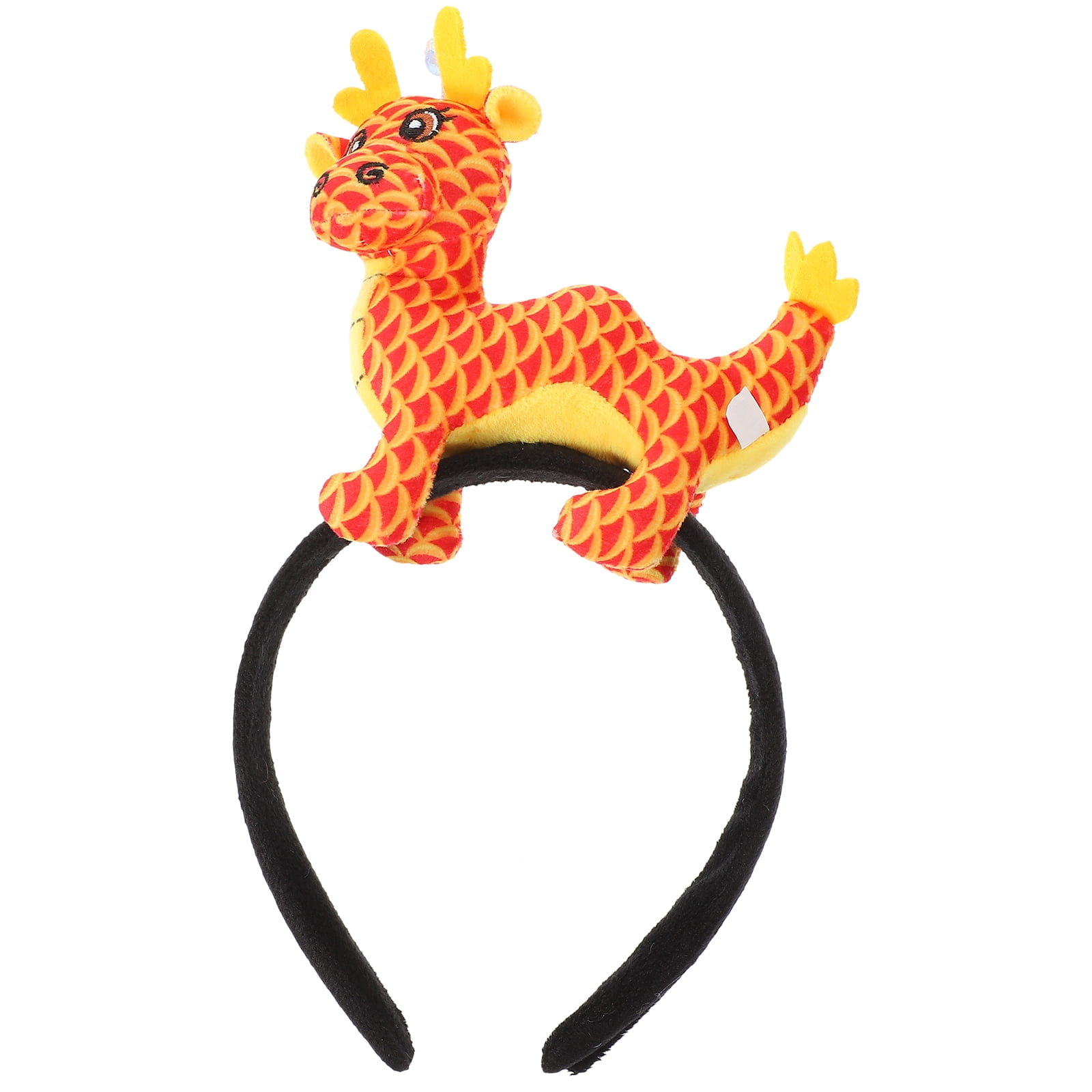 Gymnture The Year of Dragon Hairband Plush Cartoon Dragon Headband ...