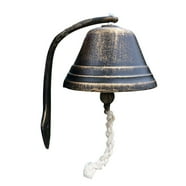 Flying Winged Dragon Metal Wall Mount Bell Medieval Gothic Yard/Garden ...