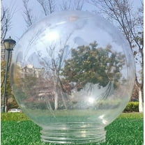 KastLite 16" Clear Acrylic Lamp Post Globe | Smooth Textured with 5.25 ...