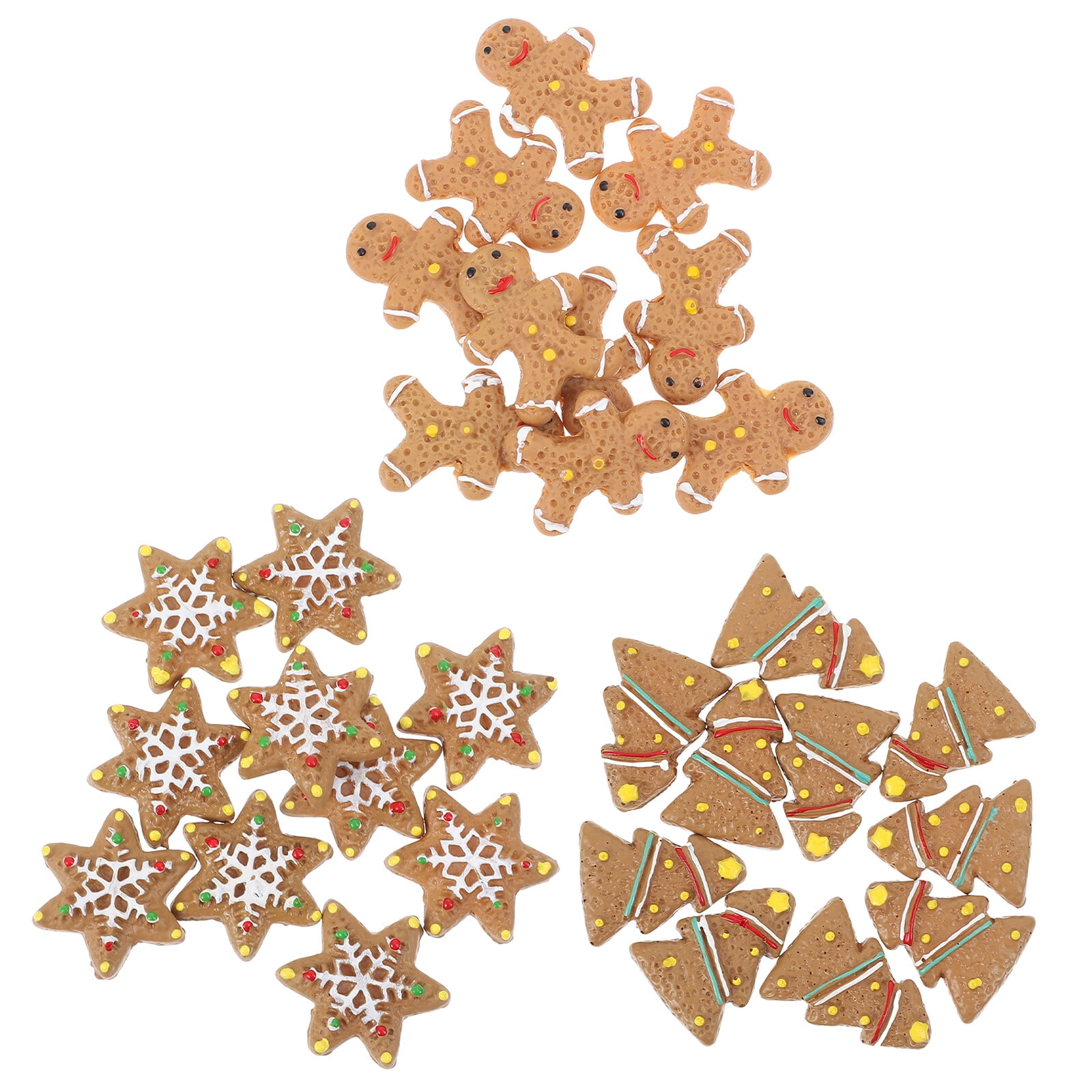 Gymnture christmas Christmas Resin Gingerbread Man Snowflake Xmas Tree ...