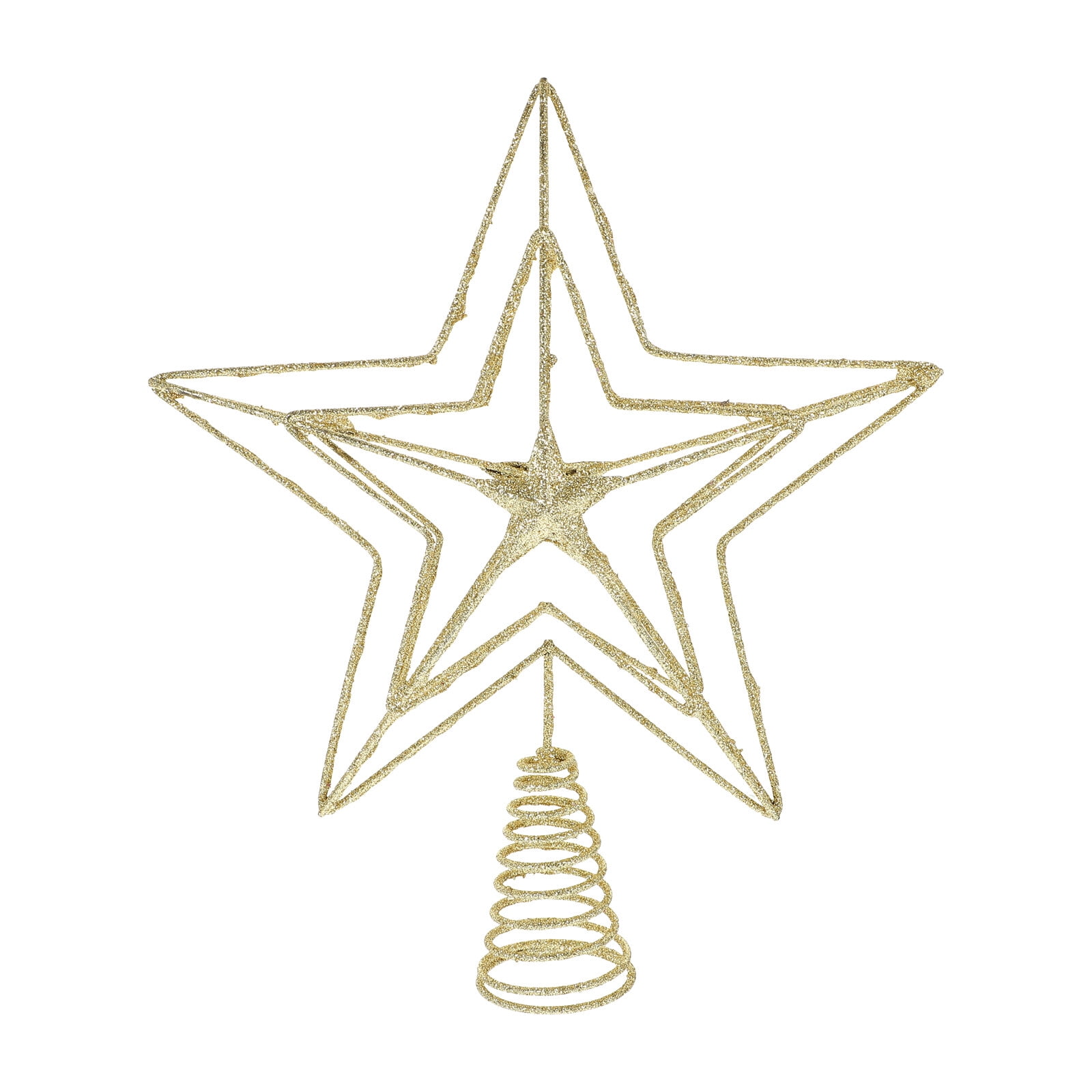 Gymnture christmas Tree Star Topper Xmas Christmas Treetop Sparkling ...