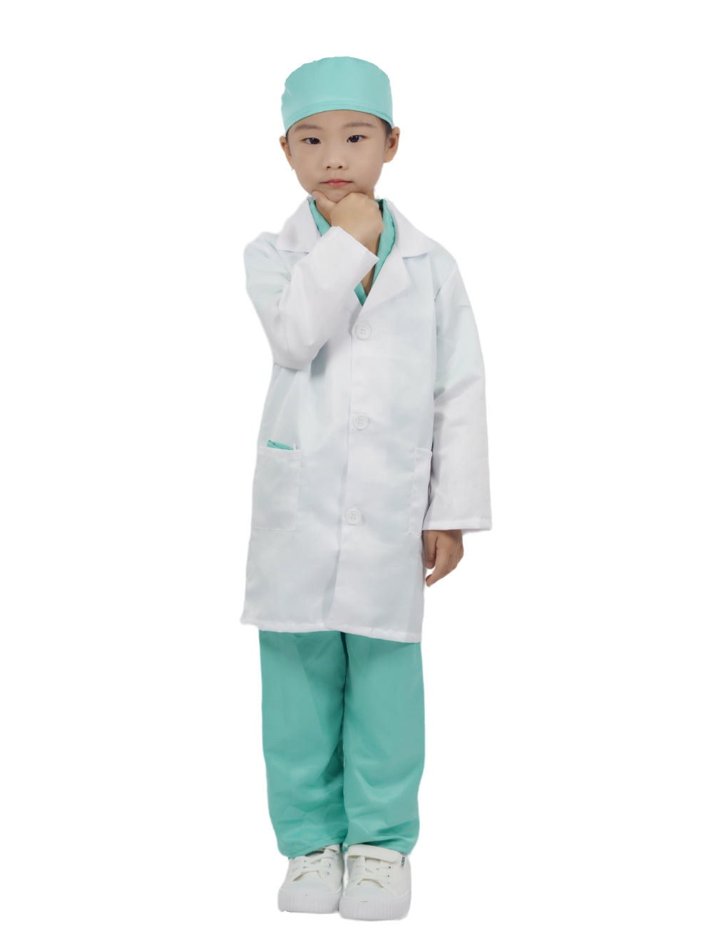 Gymnture coats for kids Toddler Lab Coat For Kids Long Sleeve White ...