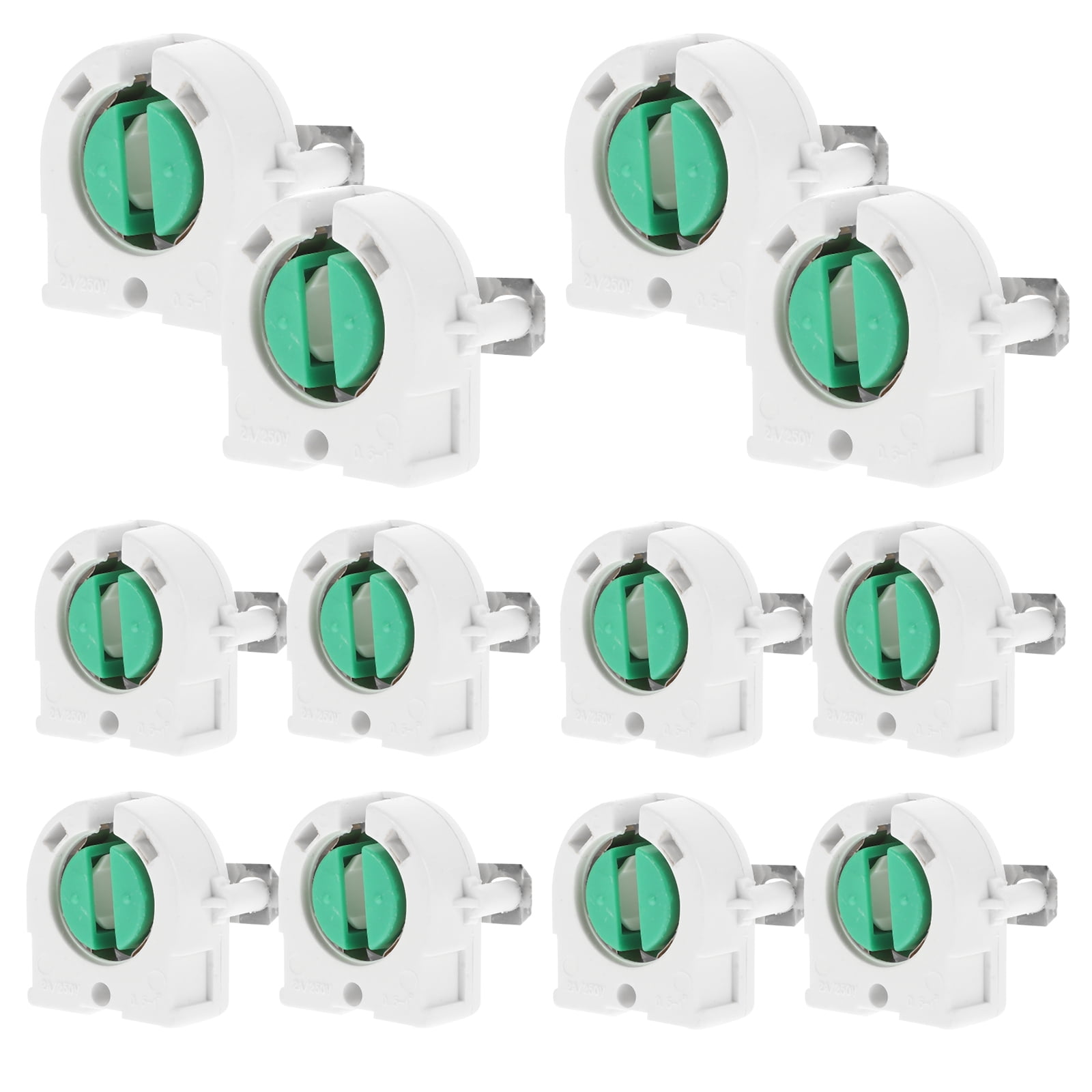Gymnture tube base 10pcs T8 Lamp Holder Socket Non-Shunted Light Holder ...