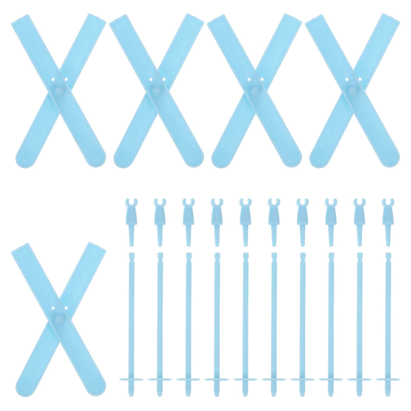 Gymnture winter 5 Sets Doll House Skis Doll House Skiing Props Mini ...