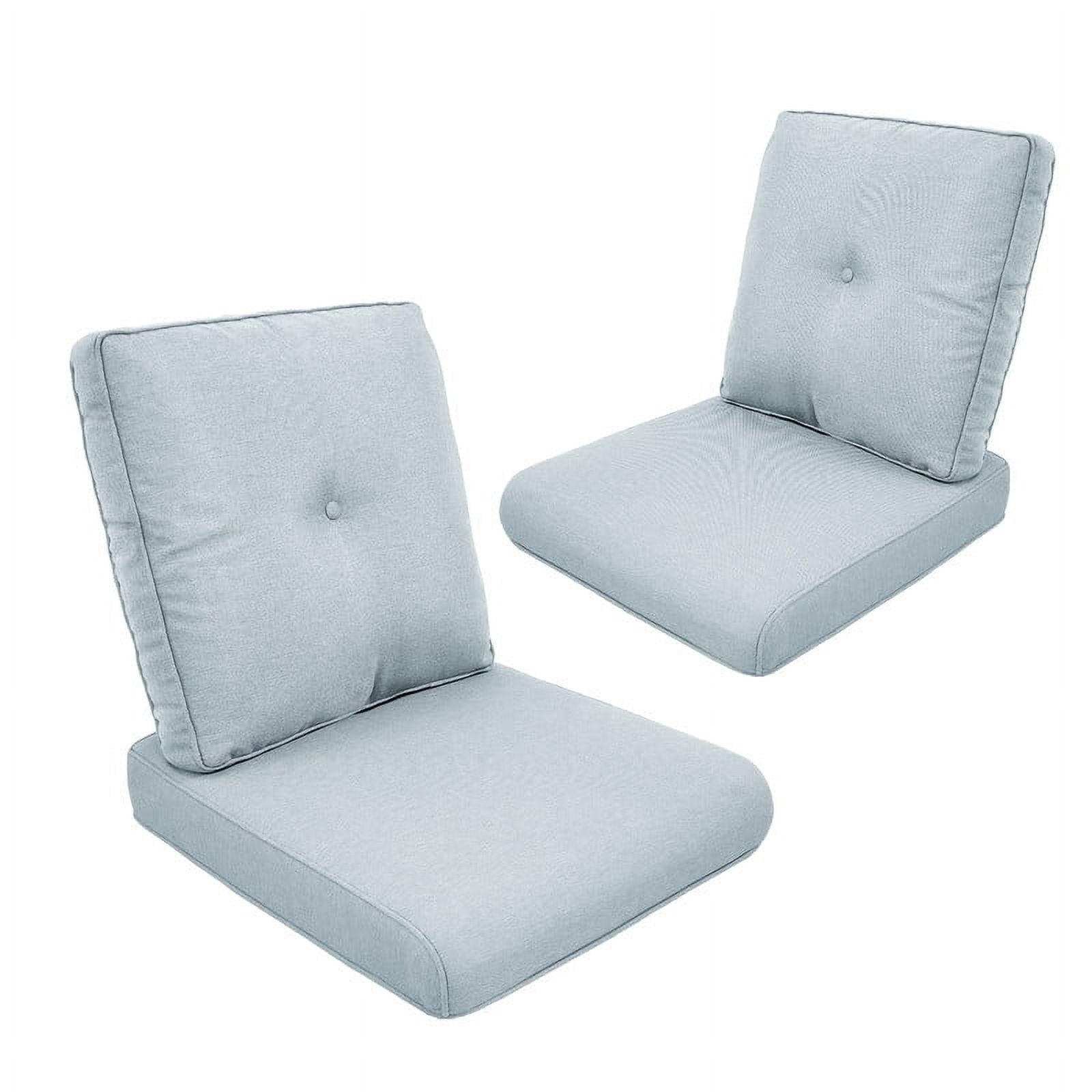 Gymojoy Outdoor 4-Piece Deep Seat Cushion Set, 22 x 25, Water Repellant ...