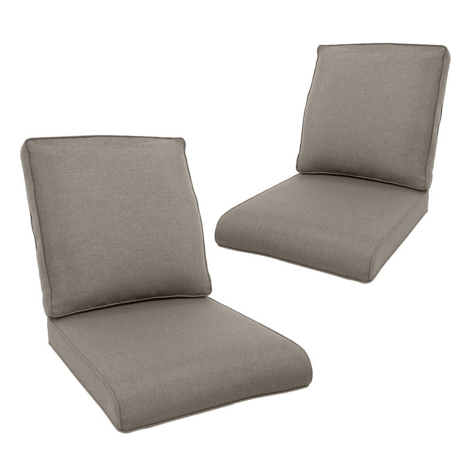 Gymojoy Outdoor 4-Piece Deep Seat Cushion Set, 22 x 24, Water Repellant ...