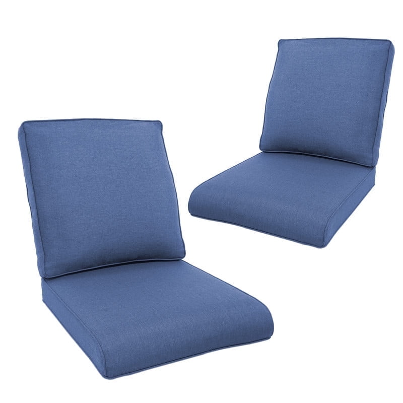 Gymojoy Outdoor 4-Piece Deep Seat Cushion Set, 22 x 24, Water Repellant ...