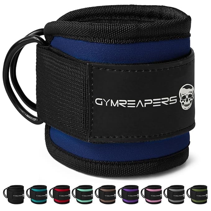 Gymreapers Ankle Straps (Pair) For Cable Machine Kickbacks, Glute ...