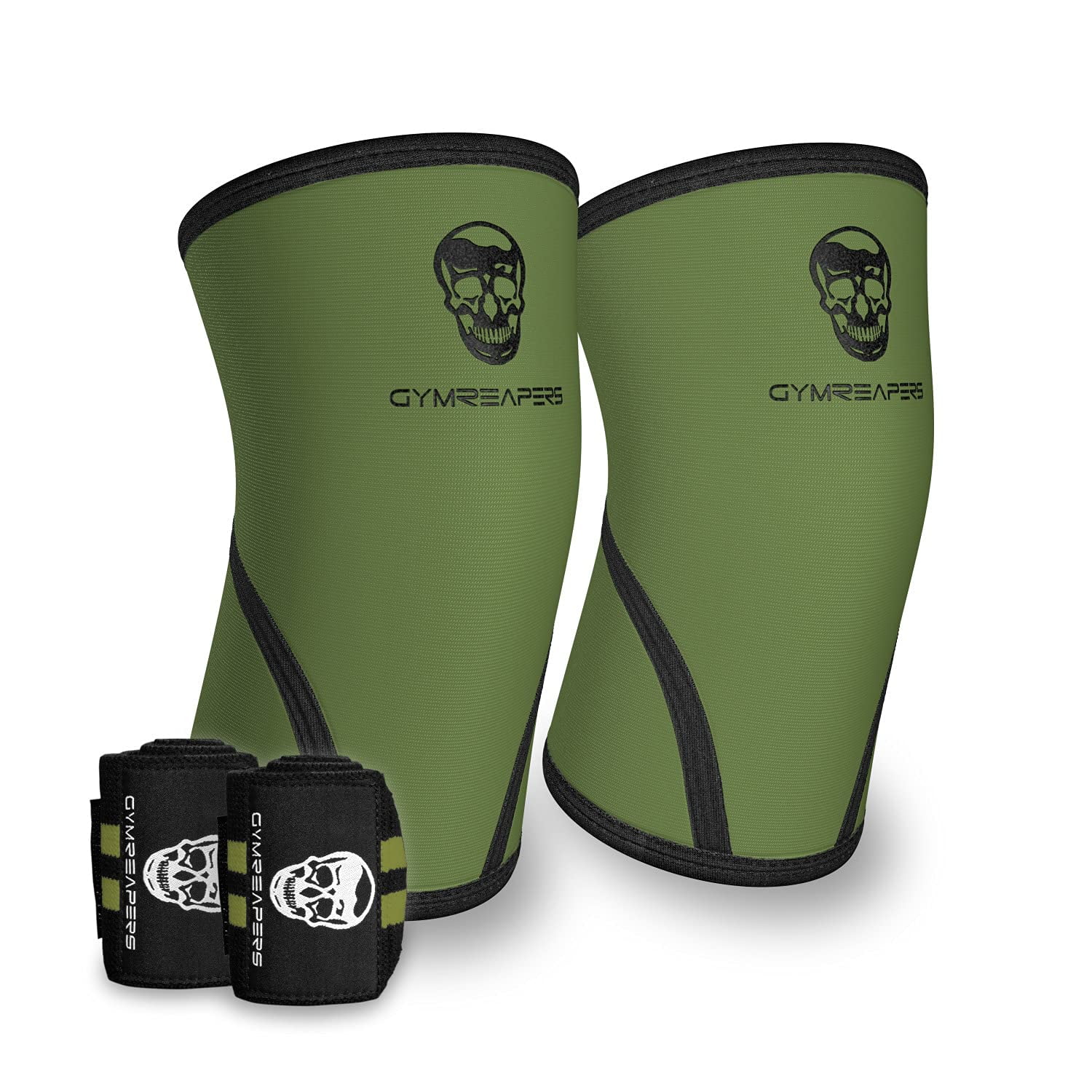 Gymreapers Elbow Sleeves (1 Pair) W/Wrist Wraps - Elbow Brace For ...