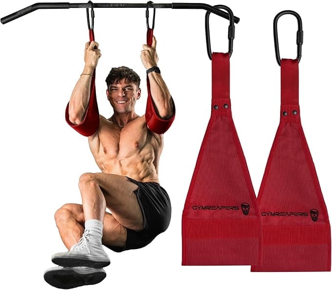 Gymreapers Hanging Ab Straps For Core Strength and Abdominal Training ...