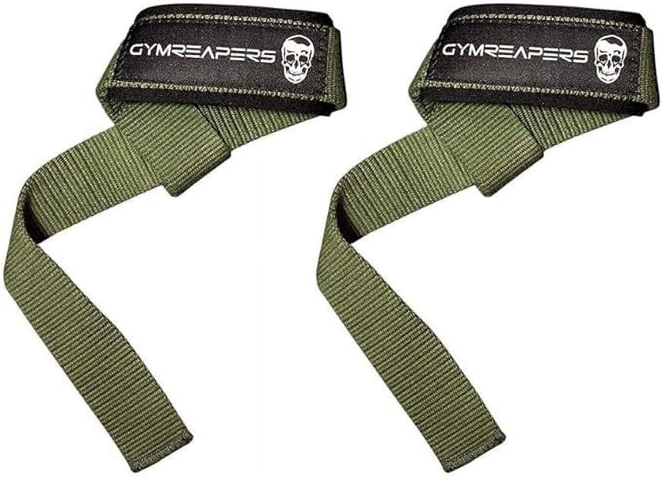 Gymreapers Lifting Wrist Straps for Weightlifting, Bodybuilding ...