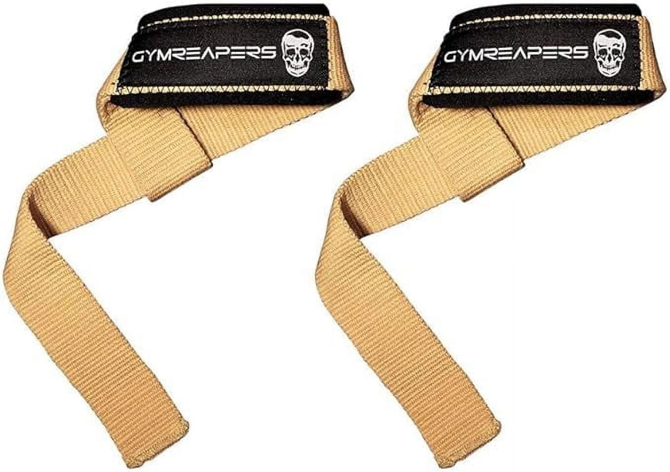 Gymreapers Lifting Wrist Straps for Weightlifting, Bodybuilding ...