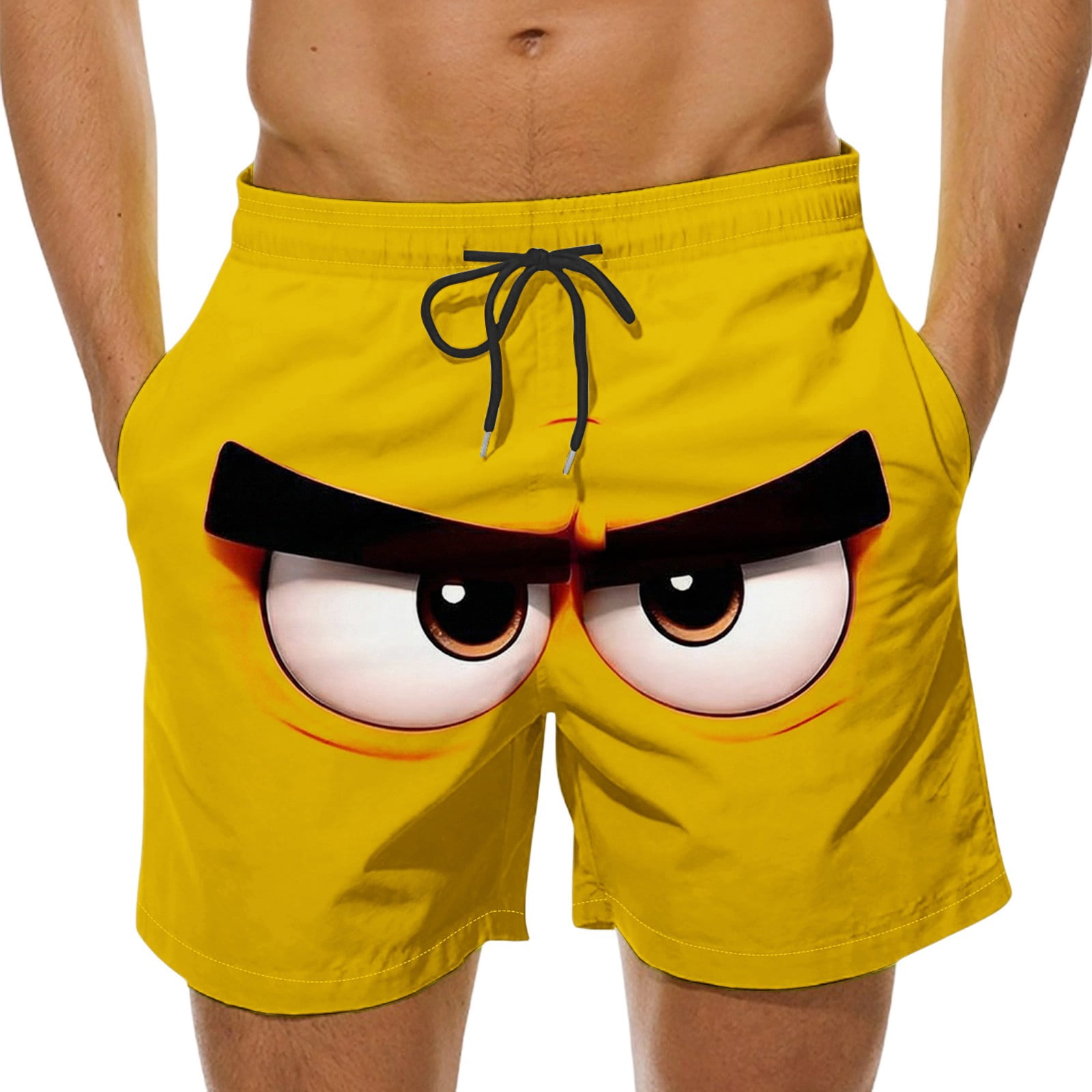 Gymvis Funny Men's Swim Trunks and Swim Briefs for Summer Vacation ...