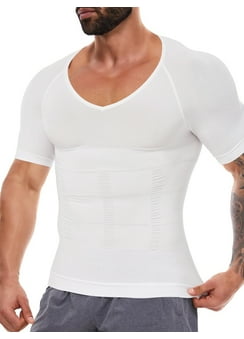 Roadbox Short Sleeve Compression Shirt for Men - Baselayer Shirts Quick ...